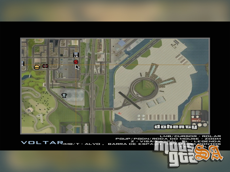 Mods GTA San Andreas: Mod Mapa e Radar Detalhado